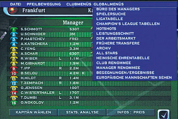 Player Manager 2000 – im Klassik-Test (PS) | MANIAC.de