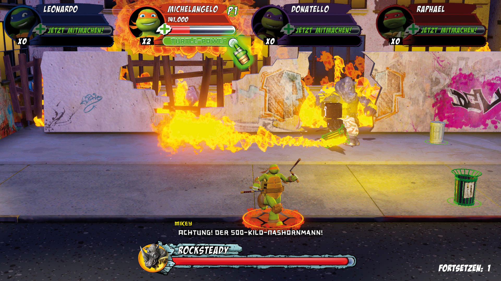 Teenage Mutant Ninja Turtles Arcade: Wrath of the Mutants – im Test ...