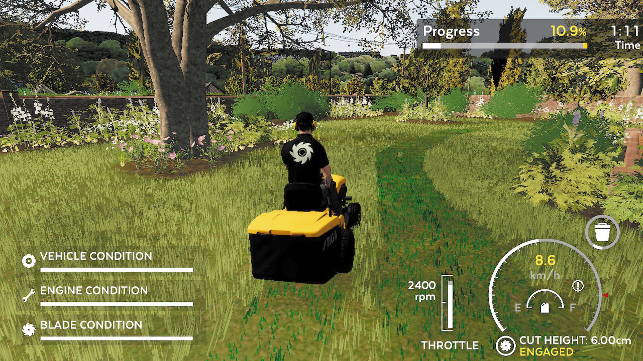 Lawn Mowing Simulator: Landmark Edition – im Test (Switch) | MANIAC.de